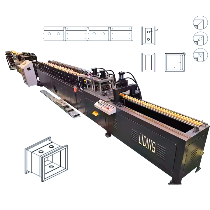 Volume Control Damper Frame Roll Forming Machine