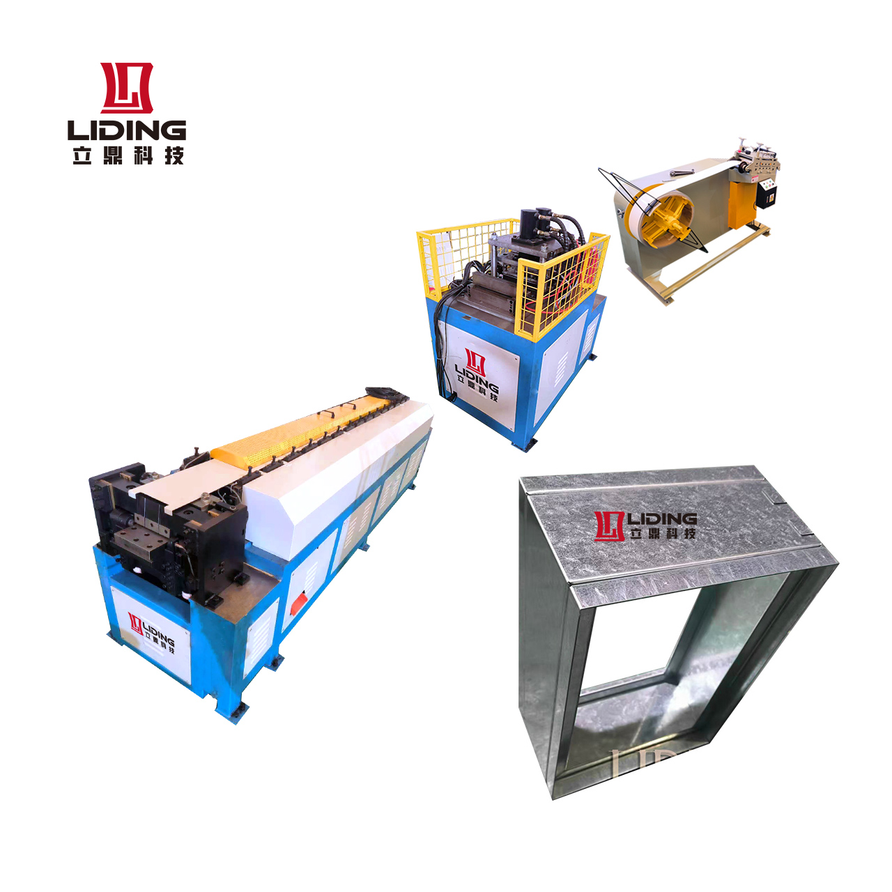AUTOMATIC Fire Damper Frame ROLL FORMING MACHINE