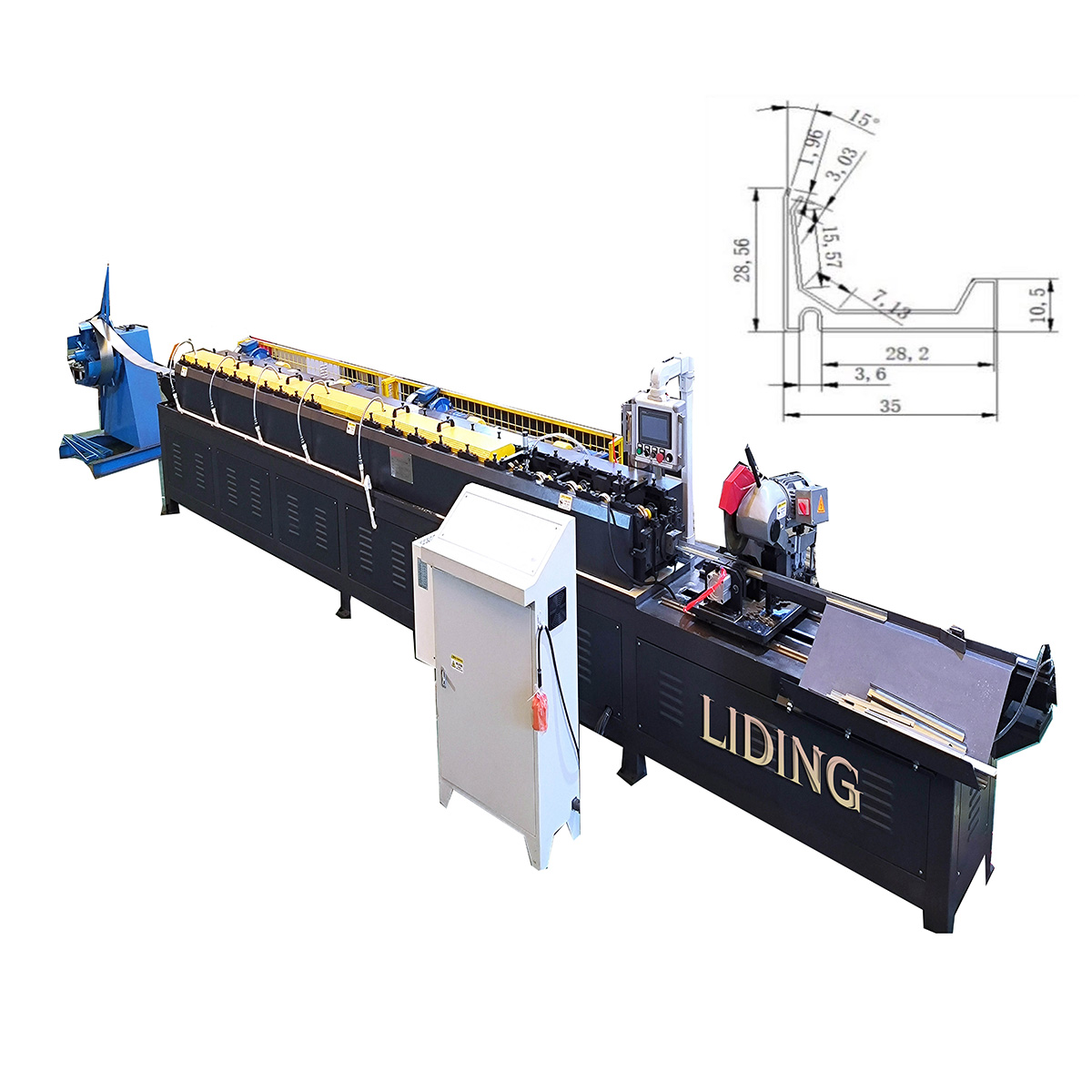 TDC Flange Roll Forming Machine | Flange Forming Machine