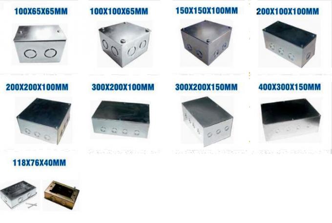 100x100x65 Electrical Switch Box Covers , Electrical Outlet Box Covers