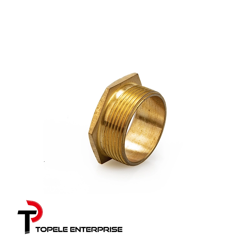 25mm Brass Male Conduit Adapter Flexible Fittings Yellow1