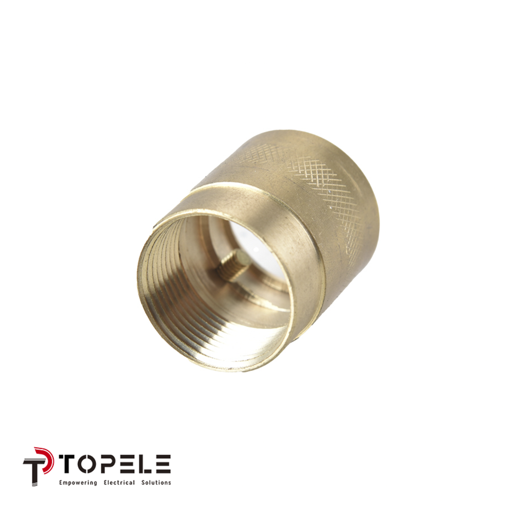 Yellow 20mm 25mm Brass Female Conduit Adapter Flexible1