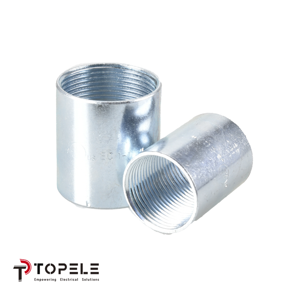 Durable Threaded Galvanized Couplings for IMC / Rigid Steel Conduit