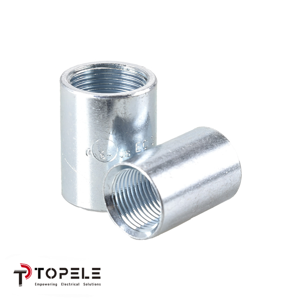 Durable Threaded Galvanized Couplings for IMC / Rigid Steel Conduit