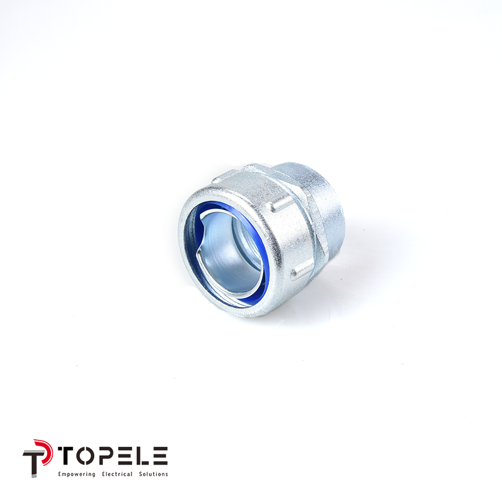 Female Flexible Conduit Connector Plum Type-Zinc | Topele