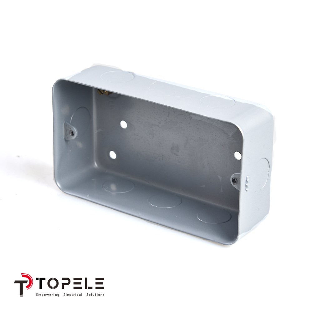 2 Gang Metal Clad Cavity Box | Topele