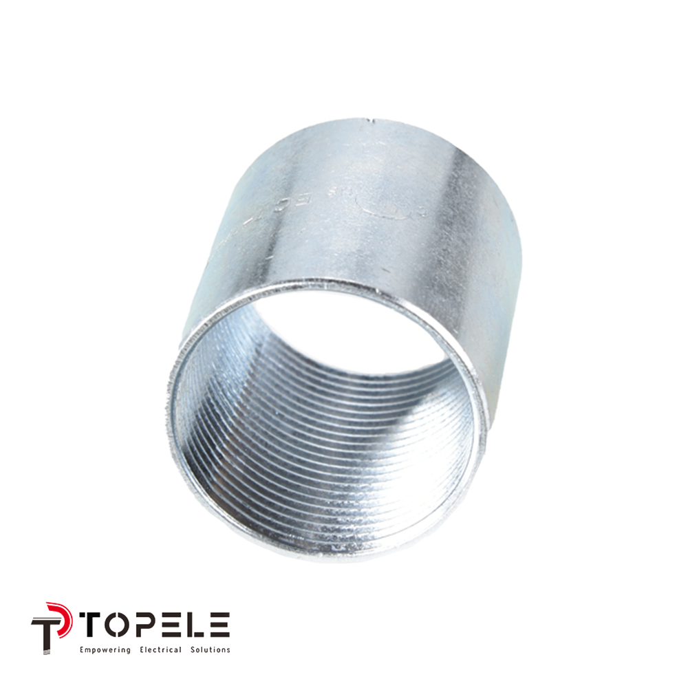 Durable Threaded Galvanized Couplings for IMC / Rigid Steel Conduit