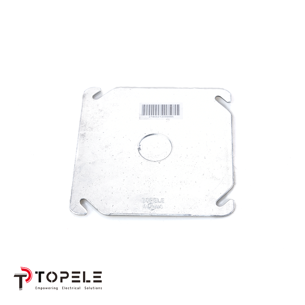 Square Electrical Boxes and Covers Steel Conduit Box Cover Long Using Life