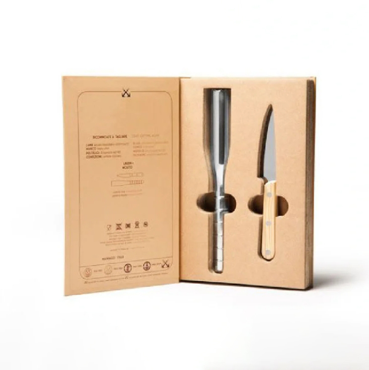 Artistic Book-shaped Eco-friendly Knife Packaging Box - Yingmei
