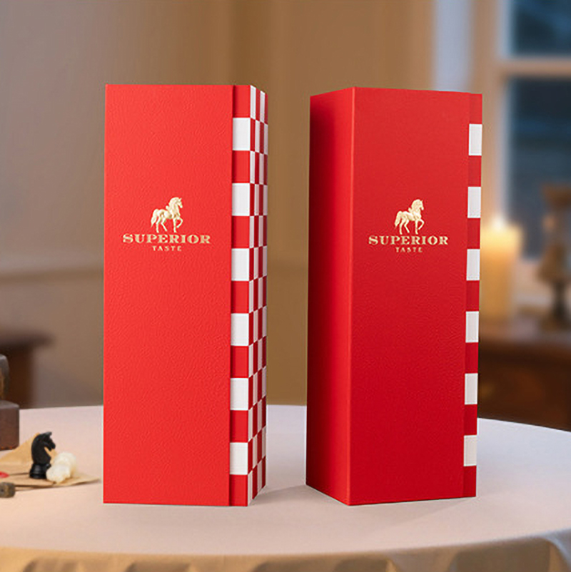Boîte d'emballage pour vin Superior IAST Star Pulse Ribbon | Yingmei