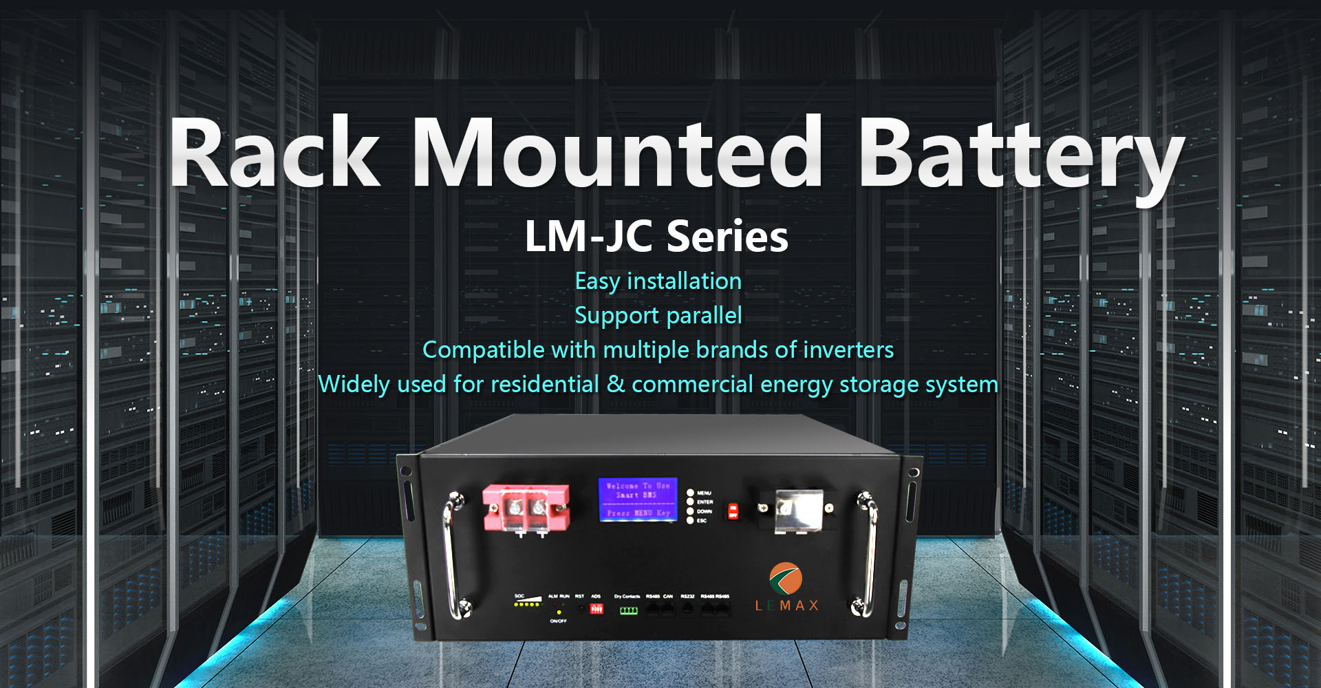 Rack Mounted Battery Upply - LEMAX