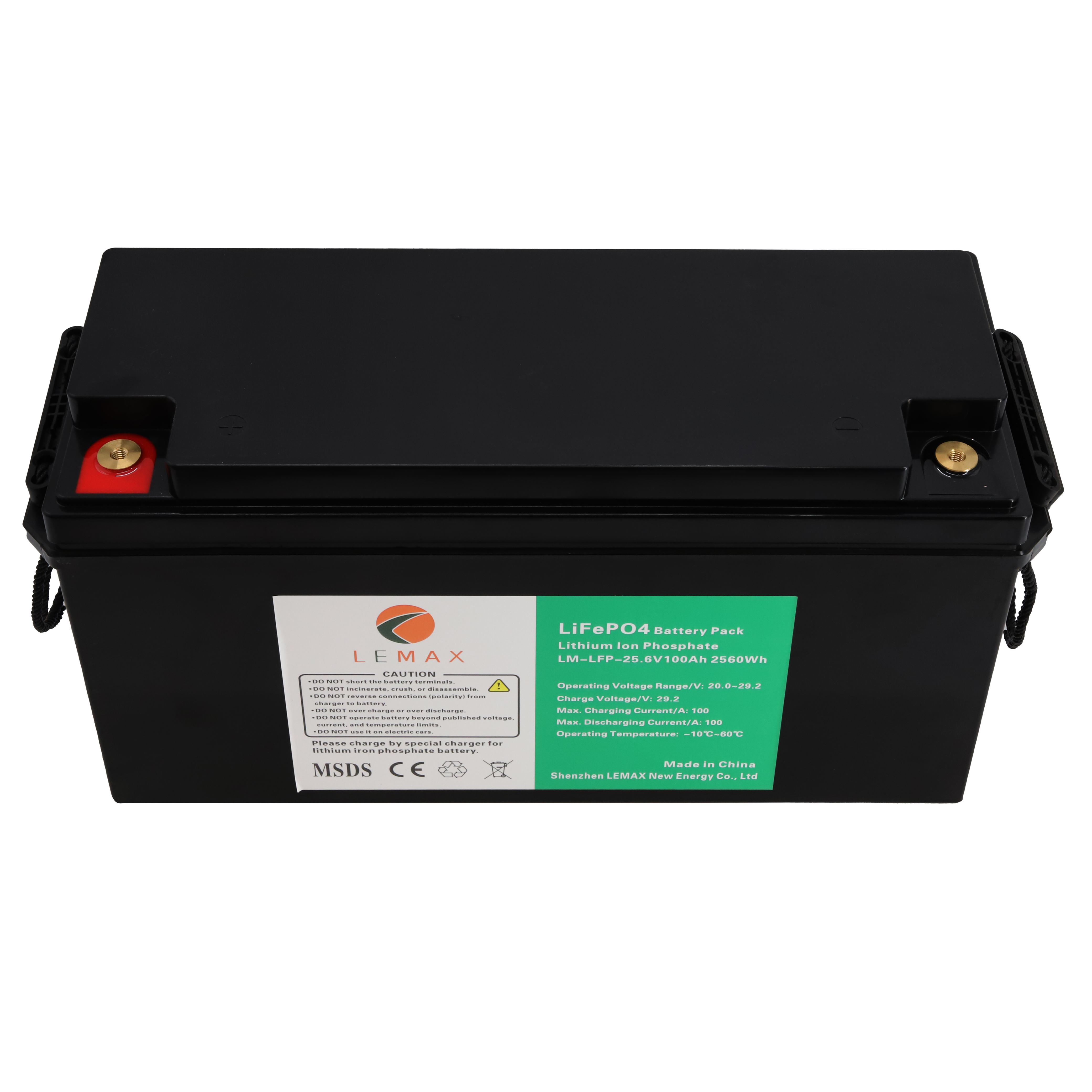 LM-LFP-12.8V200Ah - LiFePO4 Battery LEMAX New Energy