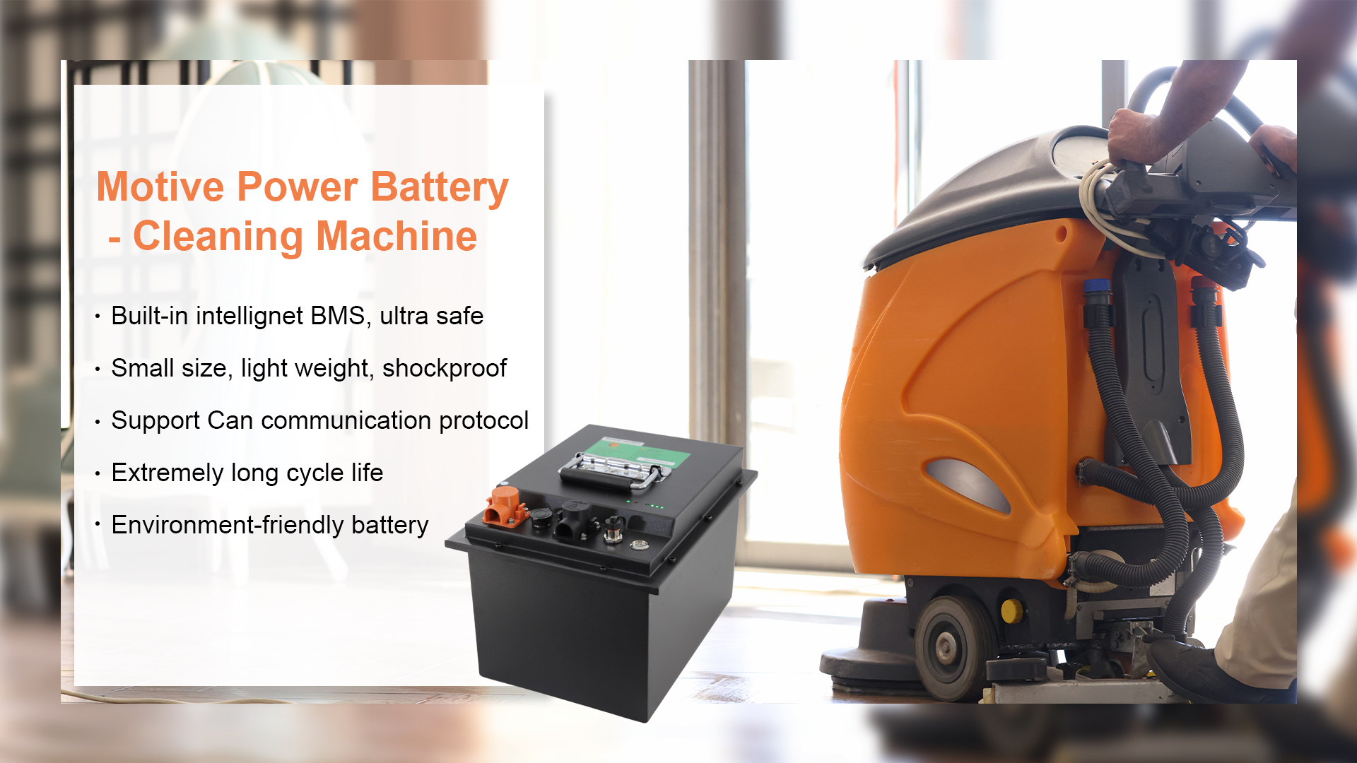 24V / 36V Floor Cleaning Machine Battery - LEMAX New Energy