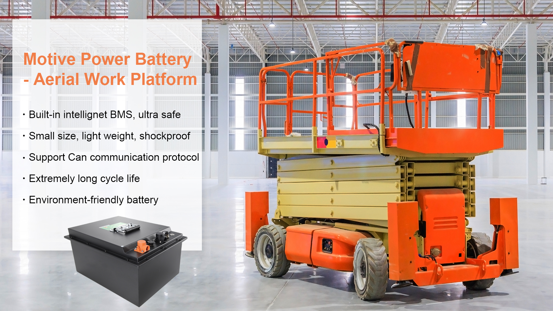 24V / 48V Aerial Work Platform Battery - LEMAX New Energy