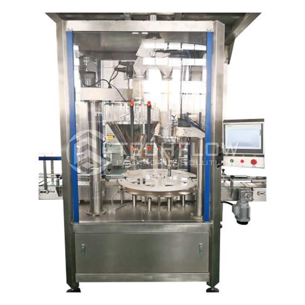 Automatic Double Auger Filler Milk Powder Filling Line | Techflow Pack