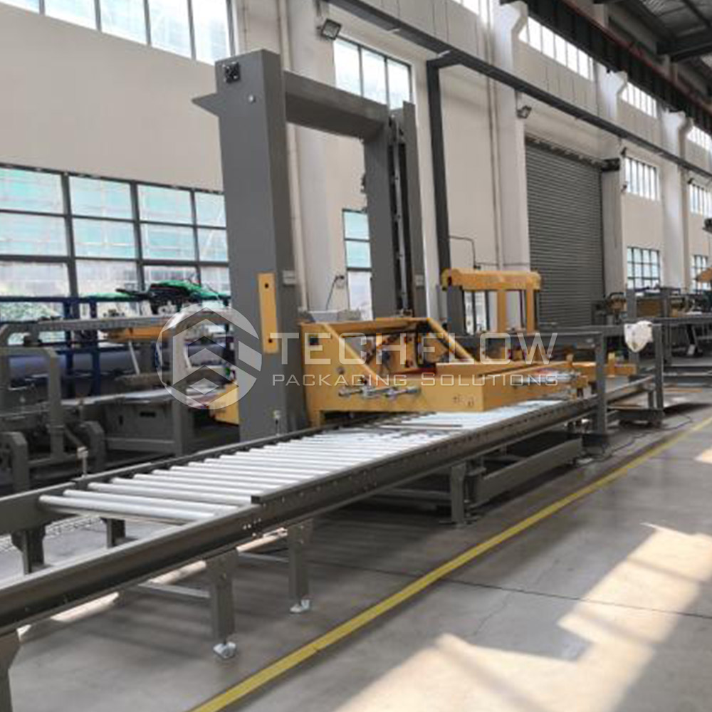 Semi Automatic Palletizer by Techflow Pack - Techflow Pack