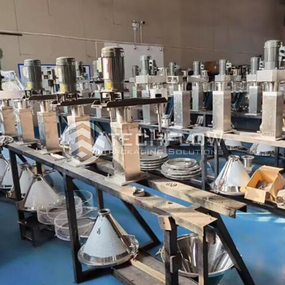 High-precision 500g Screw Metering Auger Filler Head | Techflow Pack