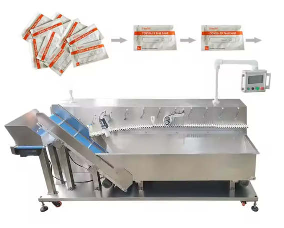 Automatic Seasoning Sachets Sorting Machine - Techflow Pack High Precise Sachets Sorting System
