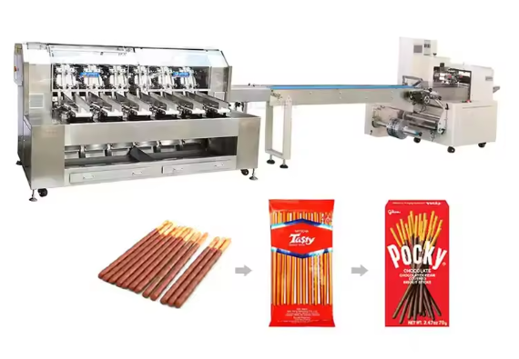 Automatic Wafer Sticks Sorter Counting Machine - Techflow Pack