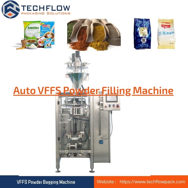 Automatic 500g Vertical Form Fill Seal Machine Manufacturer | Techflow Pack
