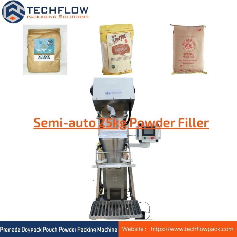 Semi-Automatic Open-Mouth Bag Powder Filling Machine Manufacturer ...