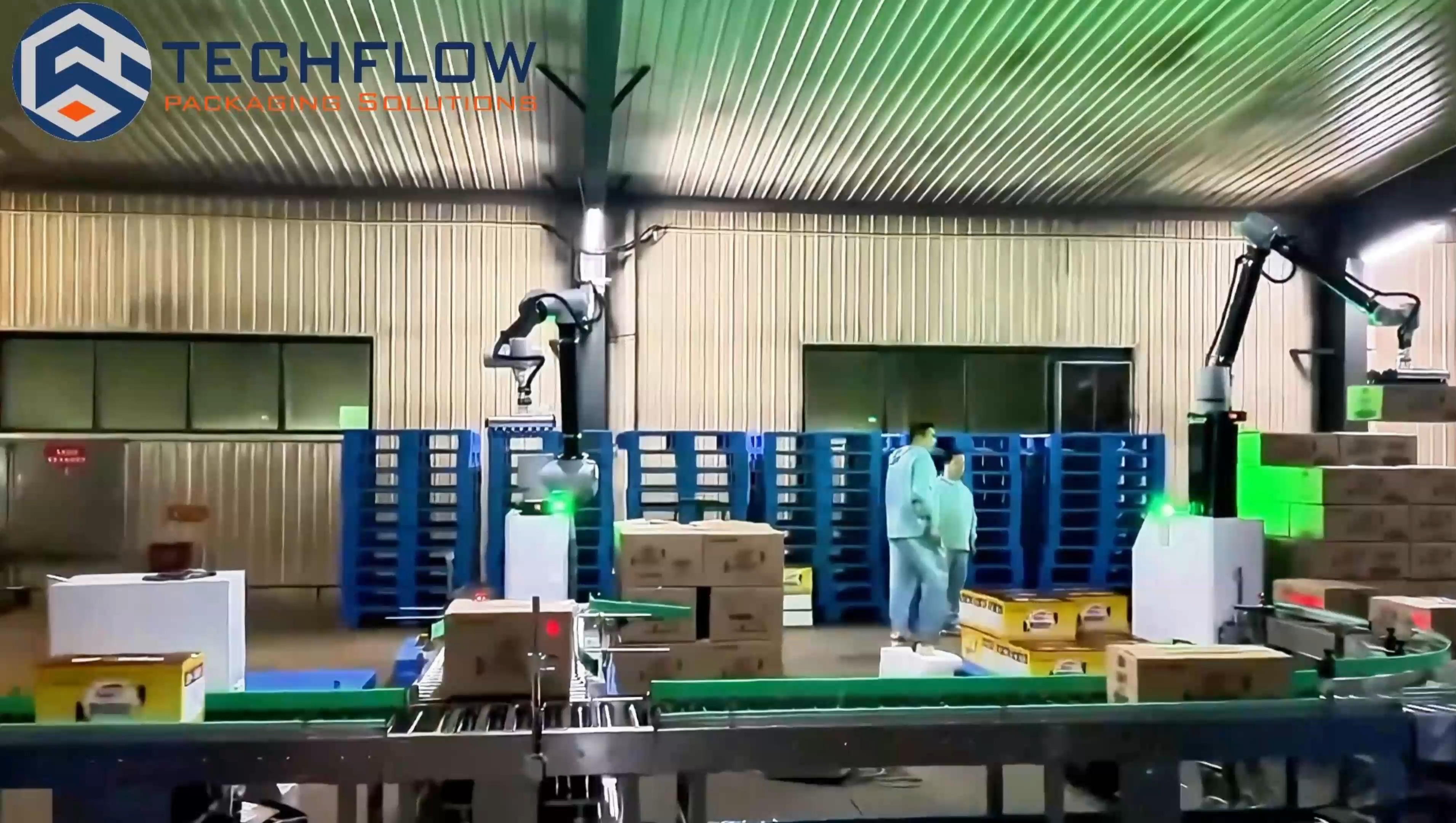Automatic Multi-functional AI Collaborative Robots Palletizer - Techflow Pack