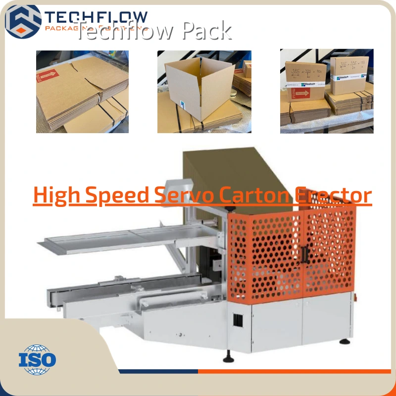 Automatic Case Erector Machine Techflow Pack, - Techflow Pack