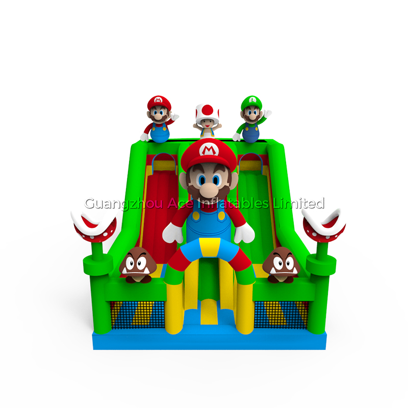 Super Mario Inflatable Slide Combo Castle Bounce House Playground | Ace