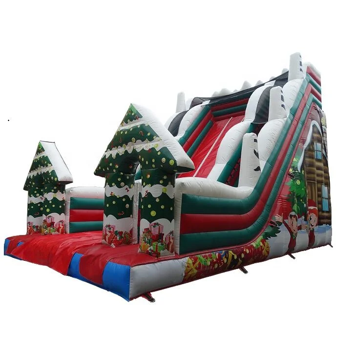 Christmas Inflatable Slide Giant Adult Inflatable Snow Slide Christmas ...