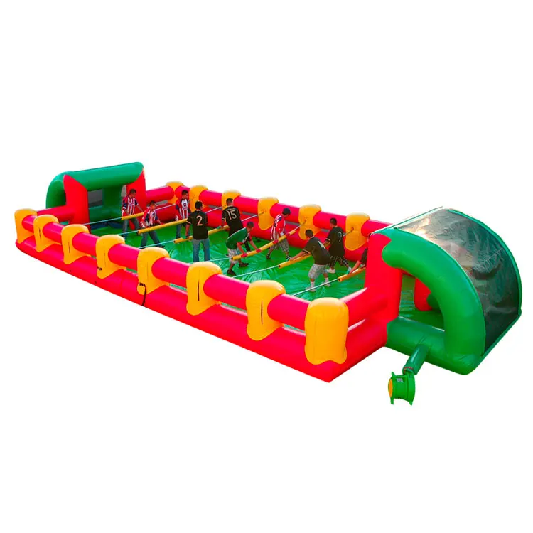 Commercial Inflatable Human Table Football Court Football Pitch ...