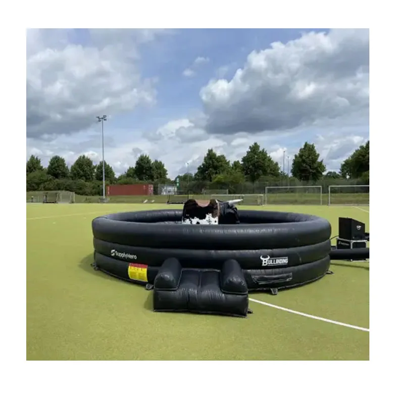 Commercial Black Exciting Mechanical Bull Inflat Inflatable Mechanical ...