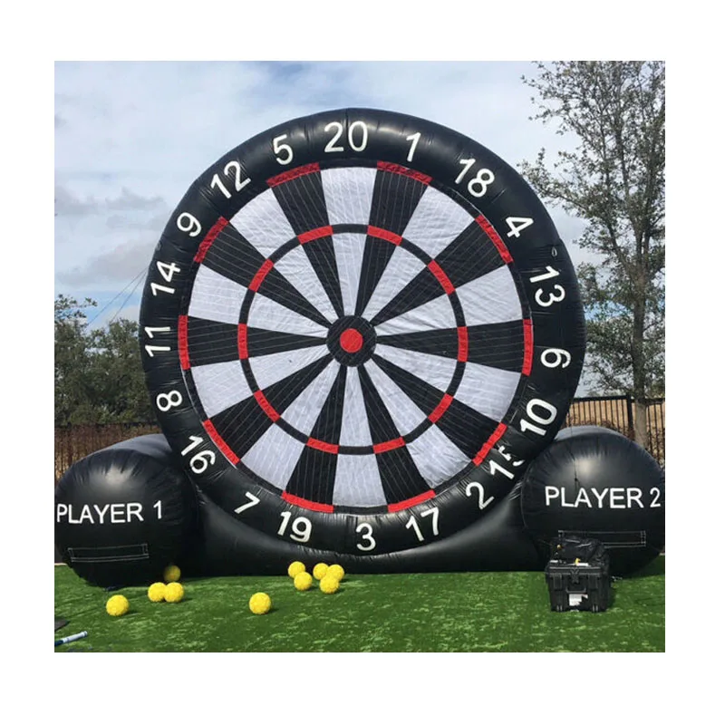 Outdoor 4m Tall Inflatable Football Kick Target Game Inflatable ...