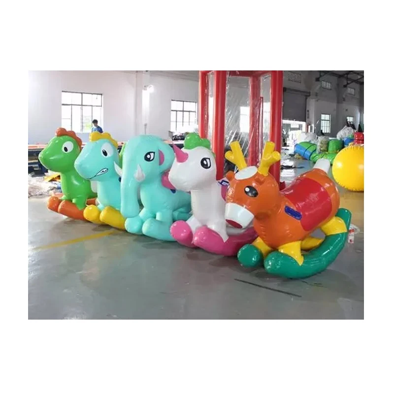 Sport Water Game Kids Rodeo Rocking Ride Floating Toy Inflatable Ride ...