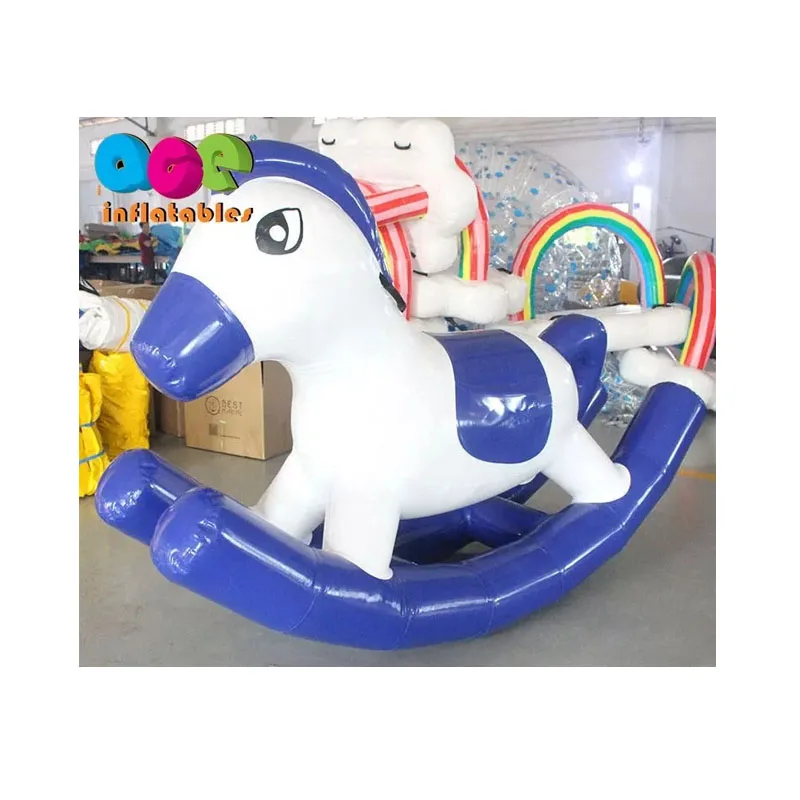 Sport Water Game Kids Rodeo Rocking Ride Floating Toy Inflatable Ride ...