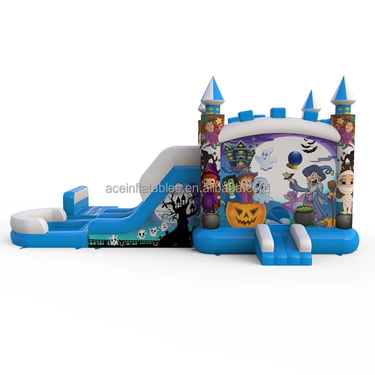 Outdoor Commercial Jump Kids Jumpers Combo With Slide Jumping Castle ...