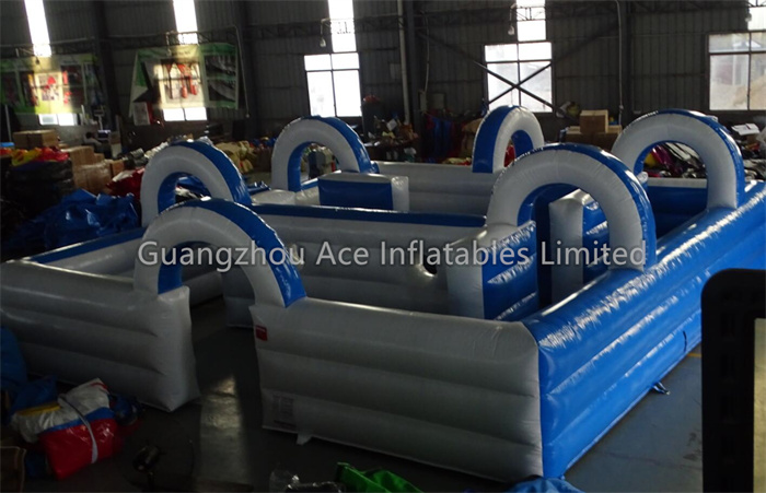 Arena de laberinto de campo de lucha acuática inflable al aire libre ...