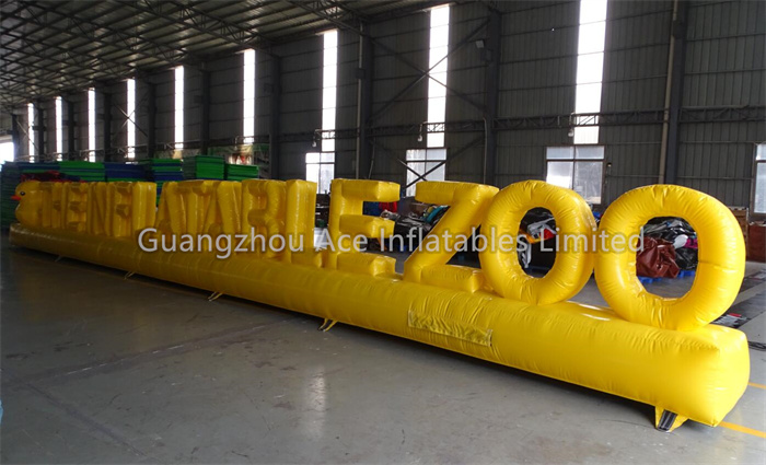 Alfabeto de letras inflable gigante para publicidad y eventos ...