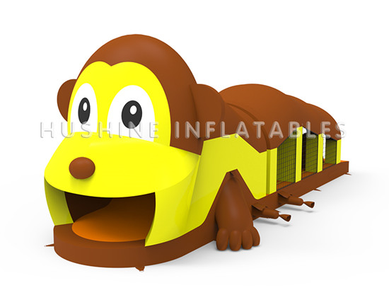 New Design 36ft Inflatable Bouncy Castle Monkey Obstacle Course with ...