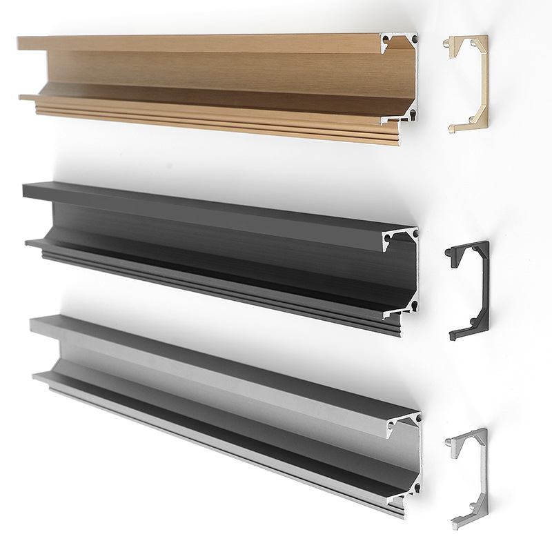 Aluminum Alloy Concealed Embedded Slot-in Door Handle with Plug - Dong ...