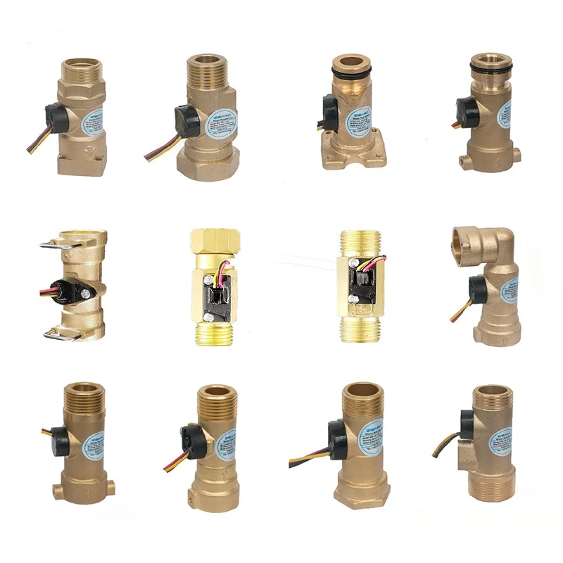 Digital Water Flow Meters Water Flow Sensor Temperature Probe Sensor ...