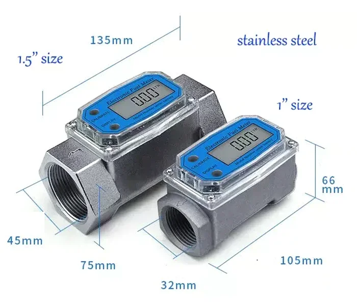 Sqh101 Fluid Level Sensor Stainless Steel 1~30 L/min Pulse Output ...