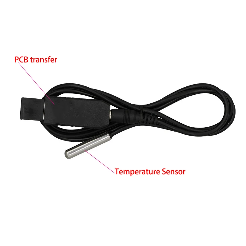 Sqh114 Ds18b20 Temperature Sensor Rs485 Modbus Stainless Steel Digital ...