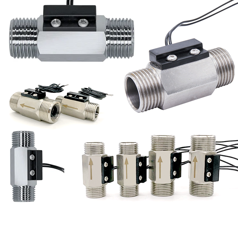 SANQIAOHUI Stainless Steel Water Flow Switch Sensor