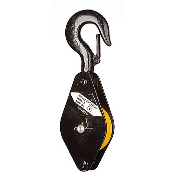 0.5t to 5t Strong Hook Pulley System, Double Pulley Steel Wire Rope ...