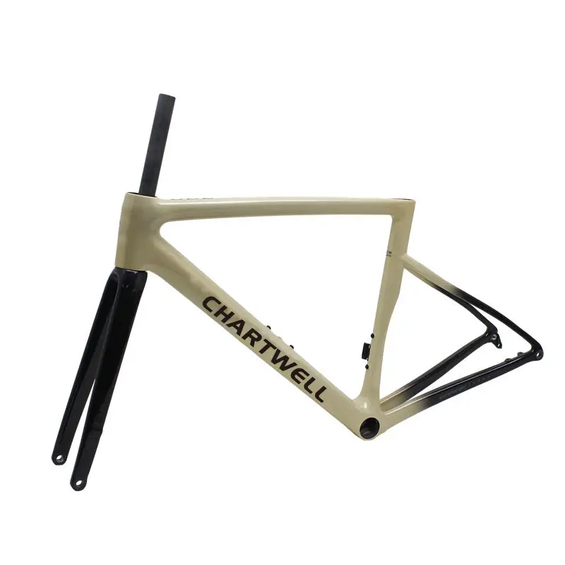 T700 Carbon Road Bike Frame 700x28mm Disc Brake Full Hidden Cable ...