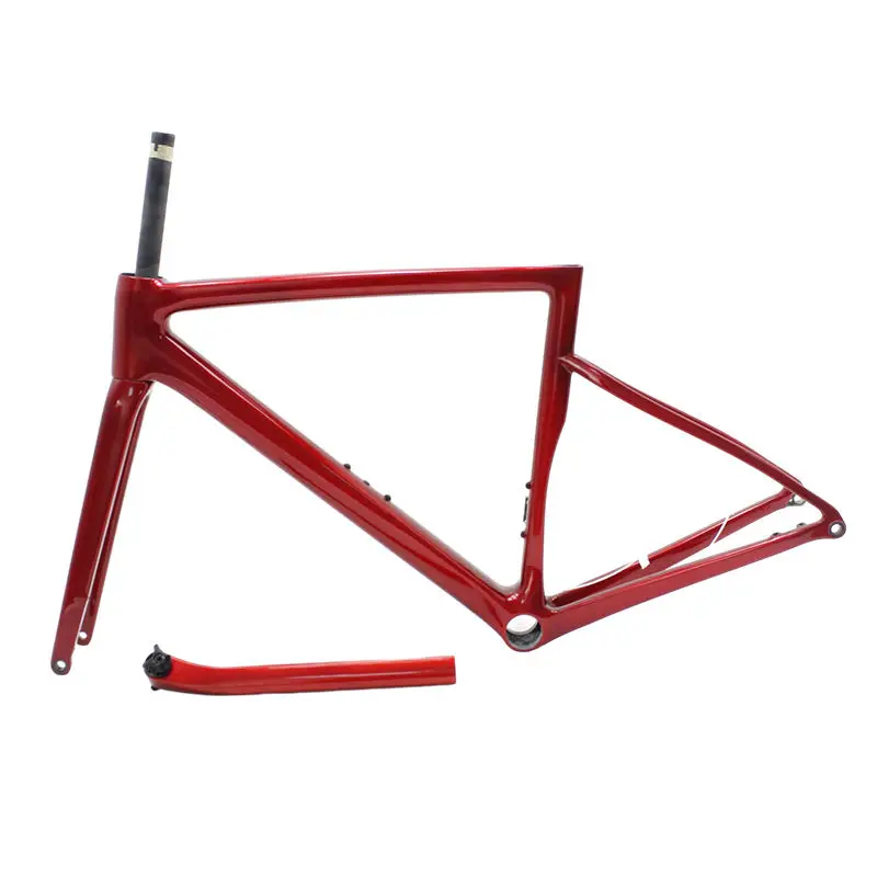 Hot Sale Carbon Gravel Bike Frame Di2 And Mechanical Compatible ...