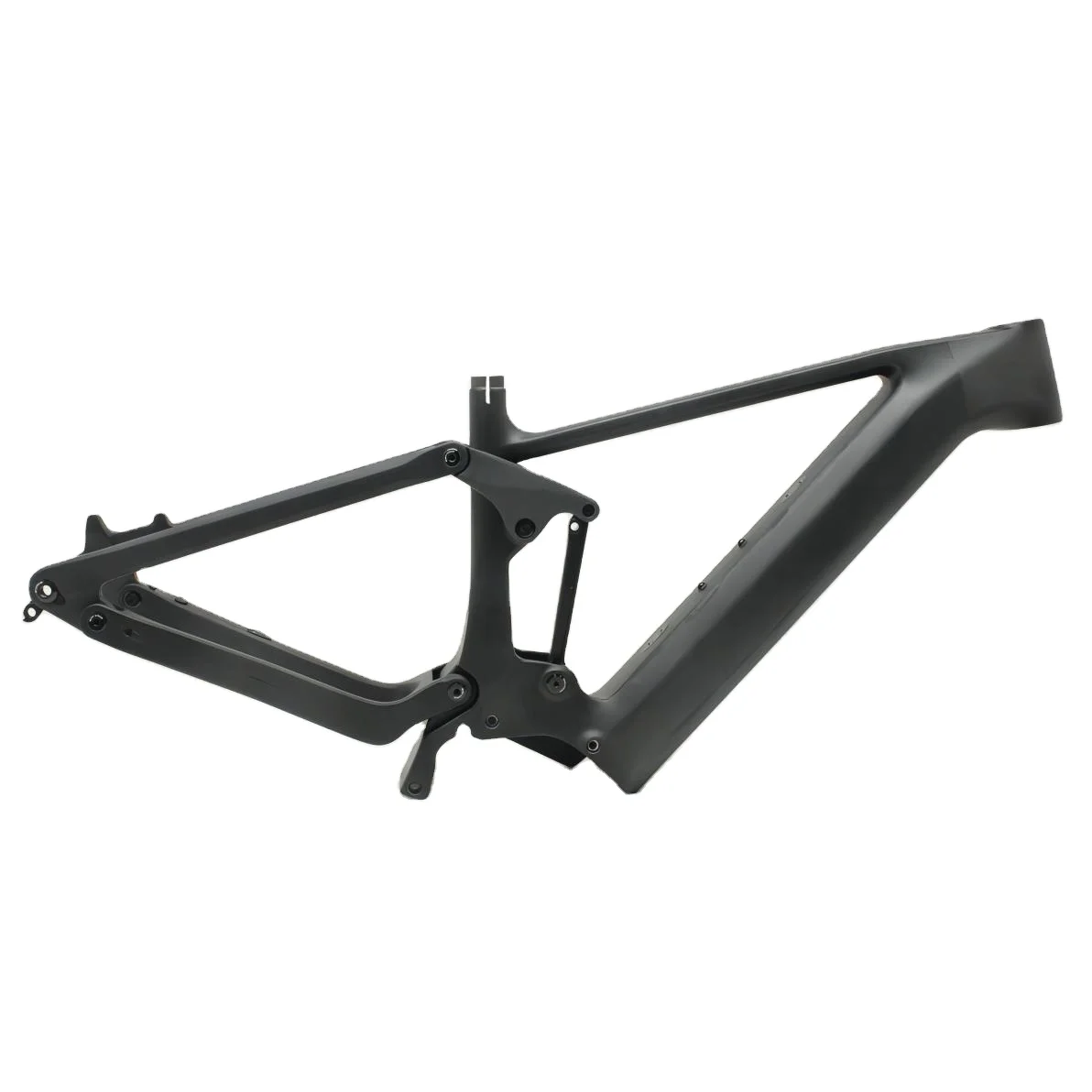 New Design Full Suspension Frame Carbon Fiber E Bike Frame With Shimano ...