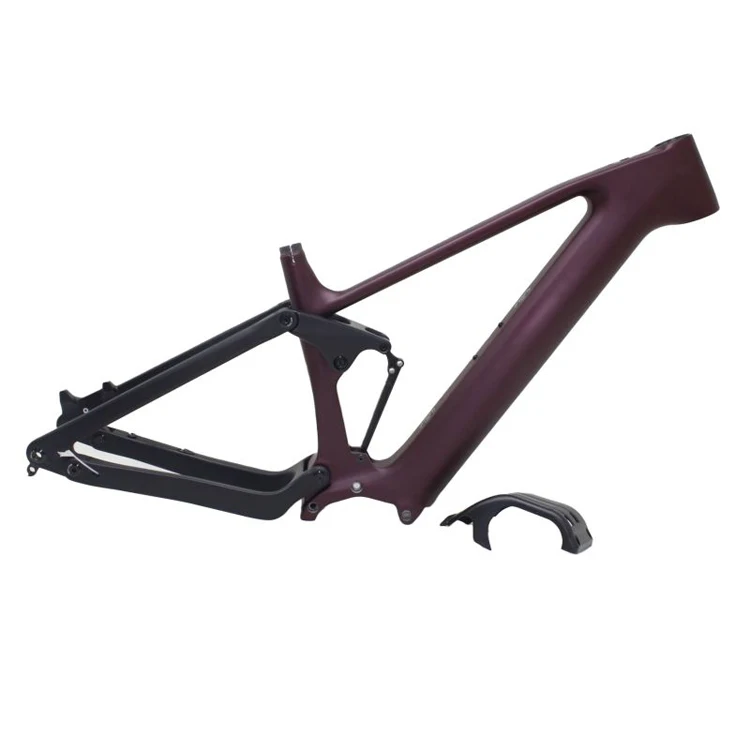 Quadro de bicicleta de fibra de carbono com suspensão total e-mtb para ...