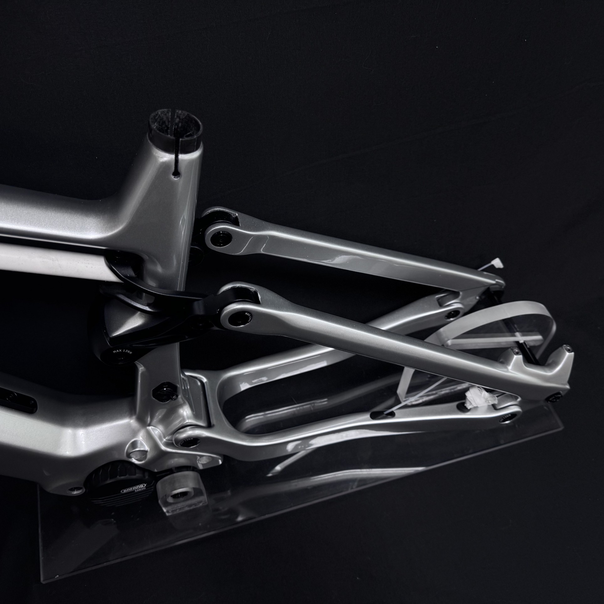 2025 NEW E Bike Frame Full Suspension Carbon Electric Mtb Frames for ...