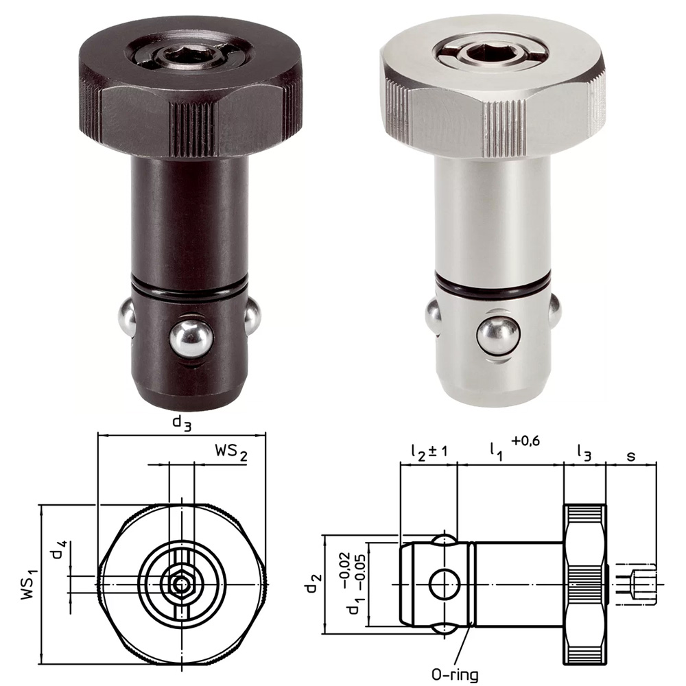 Special Quick Release Pin Ball Lock Pin Positive Locking Pin | HKAA